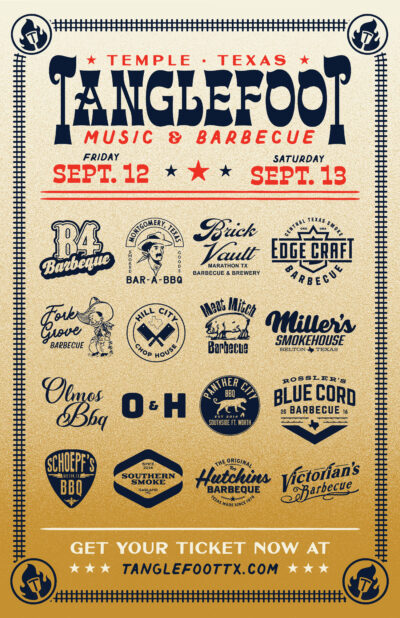 Tanglefoot Festival BBQ Lineup | 16 Award-Winning Pitmasters in Temple, TX